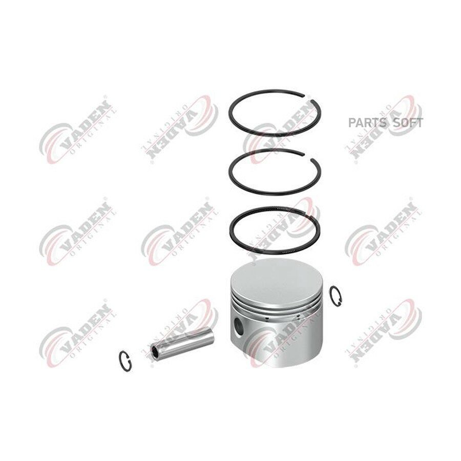 VADEN 7000 753 100 Поршнекомплект Compressor DAF d75.0mm