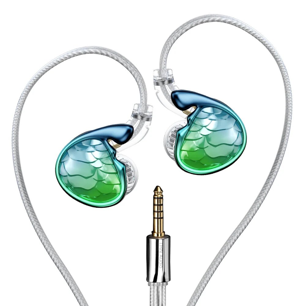 TRN Mermaid Green наушники 4.4mm