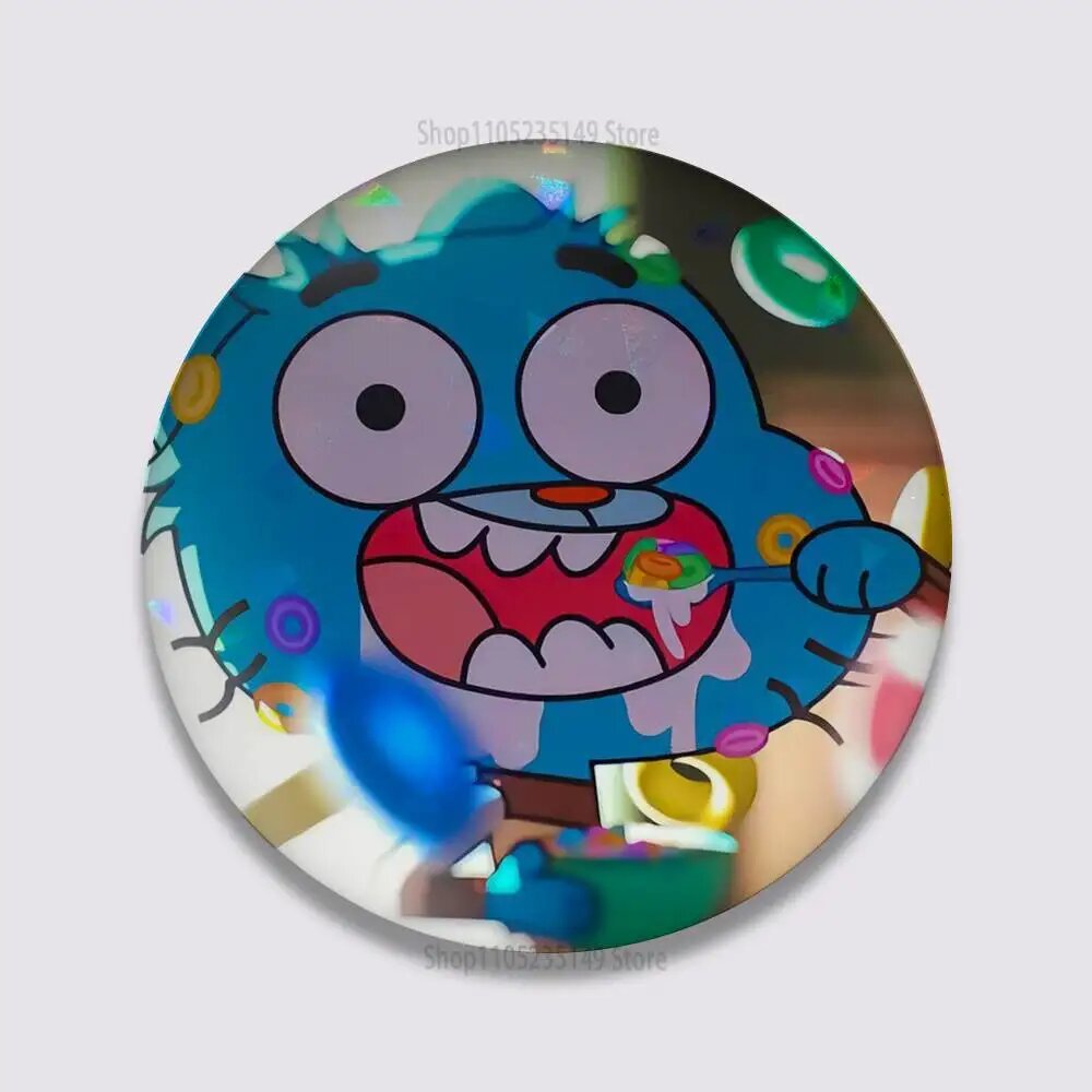 Булавка Amazing World Gumball, 25X25mm, z11