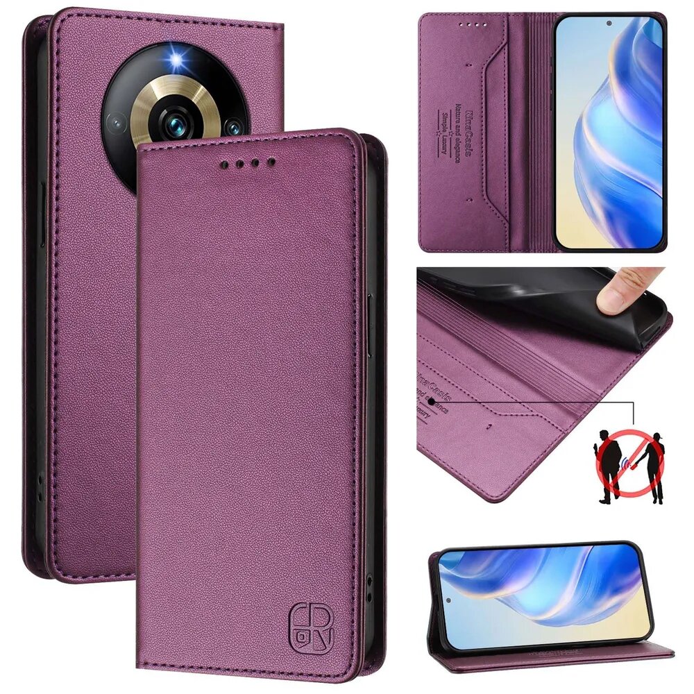 Чехол для OPPO Realme Narzo 60 Pro Realme 11 Pro 5G 11 Pro Plus 5G /Оппо Реалми 11 Про 5G Реалми 11 Про Плюс 5G, Реалми Narzo 60 Про, модный кожаный чехол-книжка, магнитный, для девочек, противоударный