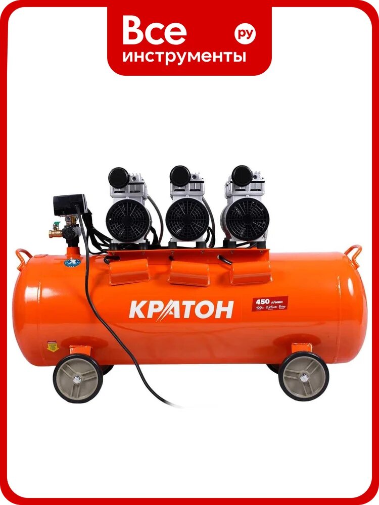 Безмасляный компрессор с прямой передачей Кратон AC-450-100-OFS 3 01 01 054