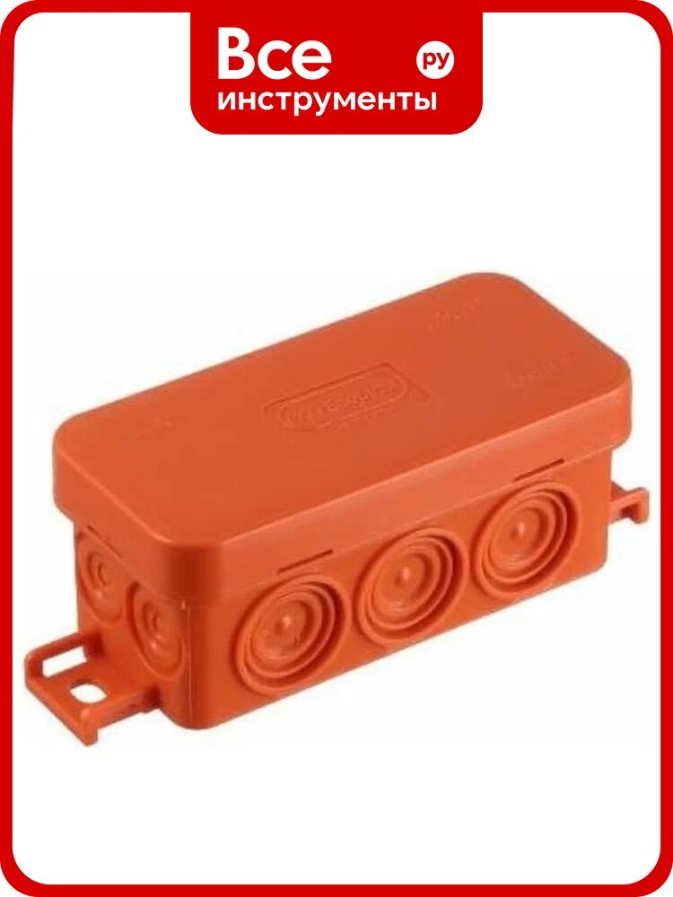 Огнестойкая коробка Экопласт JBL090 E110, о/п 90х42х40, 10 выходов, IP55, 4P, цвет,