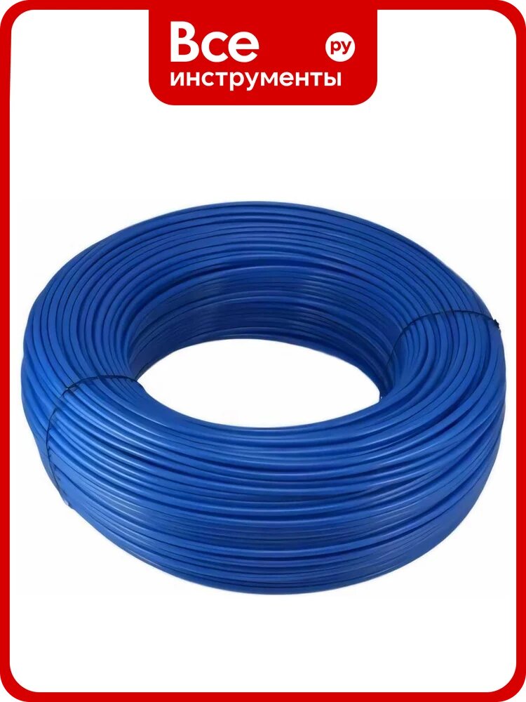 Трубка TPU 6/4-B-BOX25 полиуретан, голубая, бухта 25 м Camozzi SRF50-3282-310011, прямой гибкий шланг