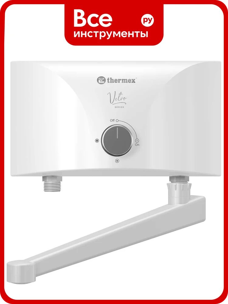 Электроводонагреватель проточный Термекс THERMEX Vetro 6500 tap ЭдЭБ04865