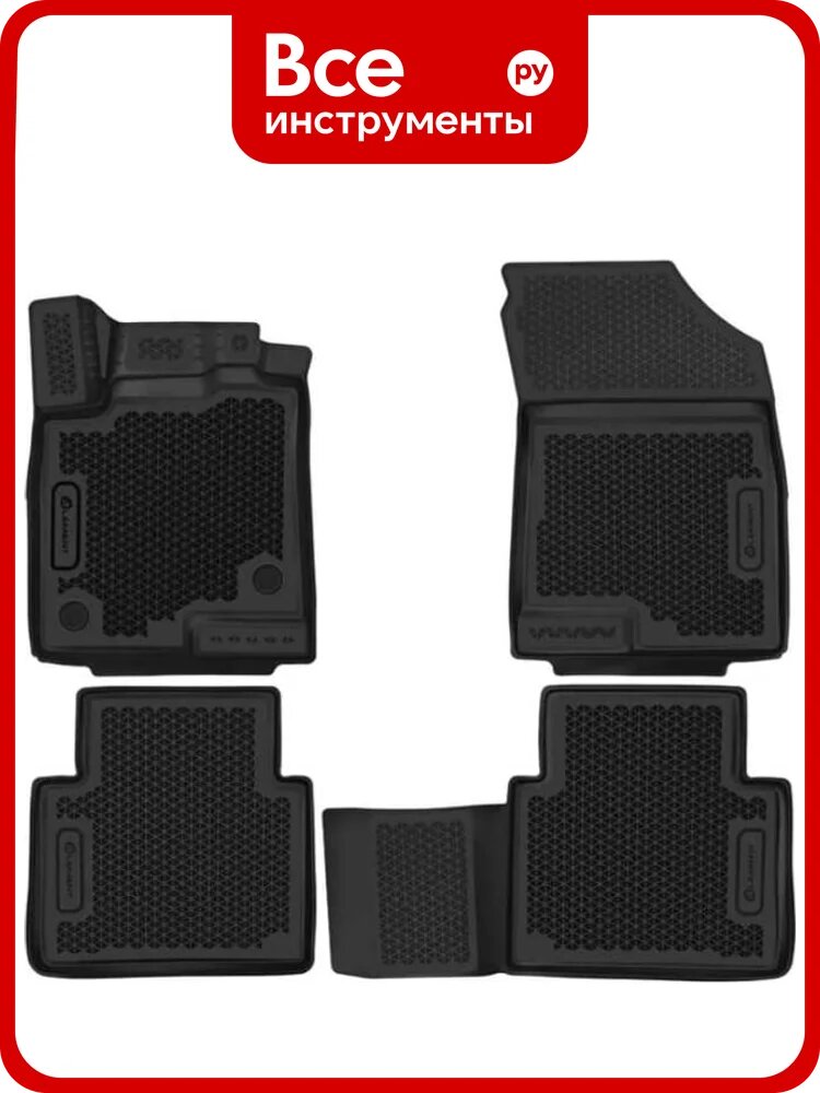 Коврики 3D в салон EVA Element для HAVAL Jolion 4WD 2021 - 4шт. (полиуретан) / Хавал Джолион EVA. ELEMENT3DA71041210k