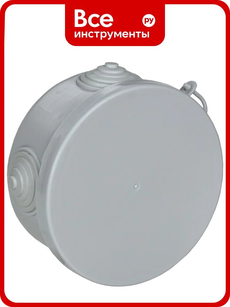 Коробка распределительная GENERICA КМ для о/п D=85x40мм IP54 4 ввода (7035) UKO21-085-040-000-K03-54