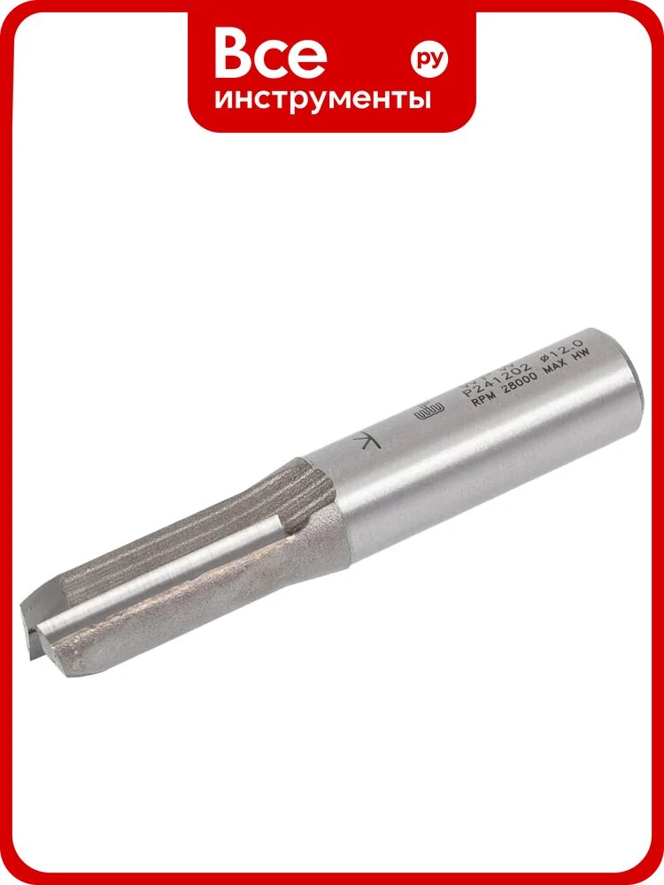 Фреза пазовая (12х25х70 мм; Z2; хвостовик 12 мм) WPW P241202