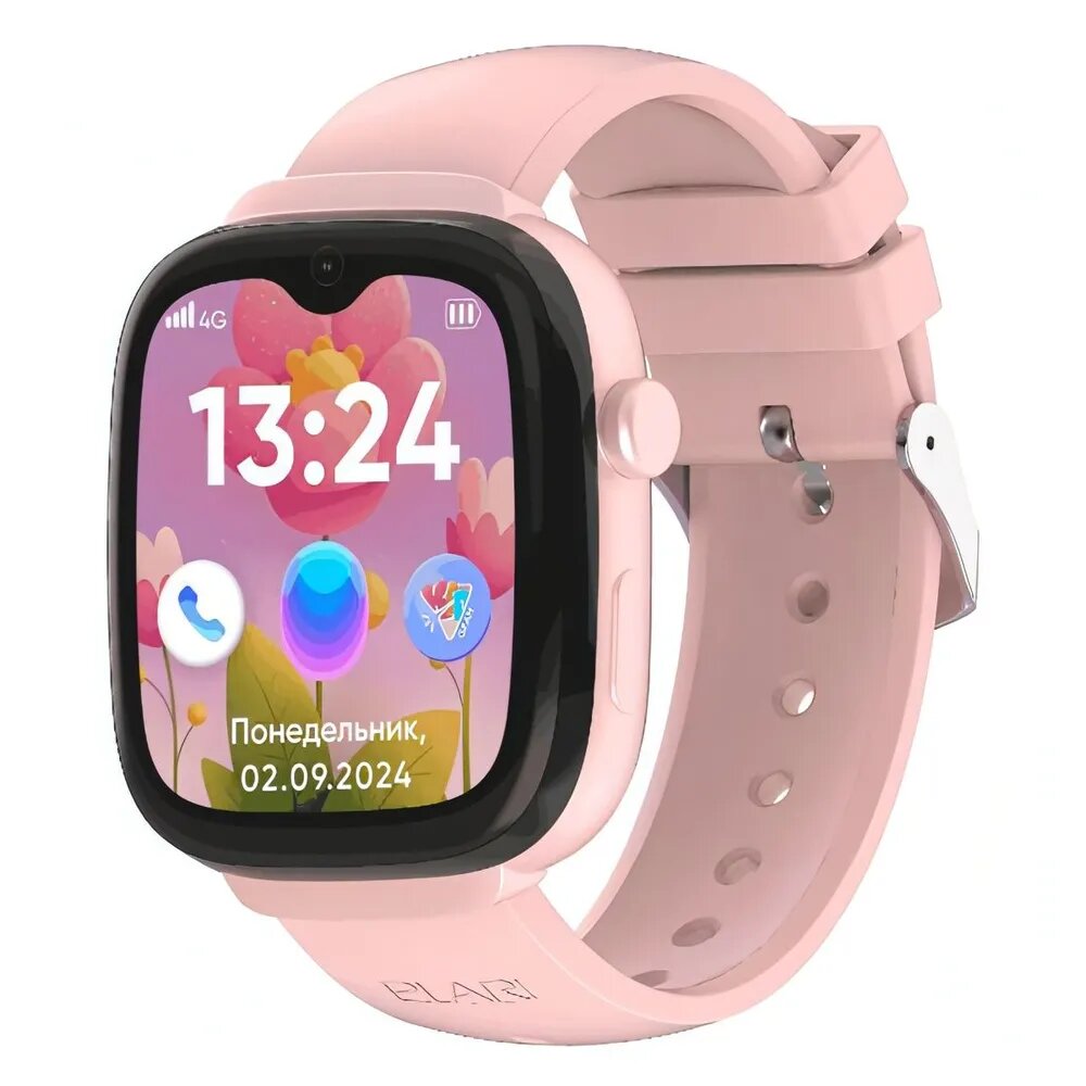 Часы с GPS трекером Elari KidGram Watch 4G Pink