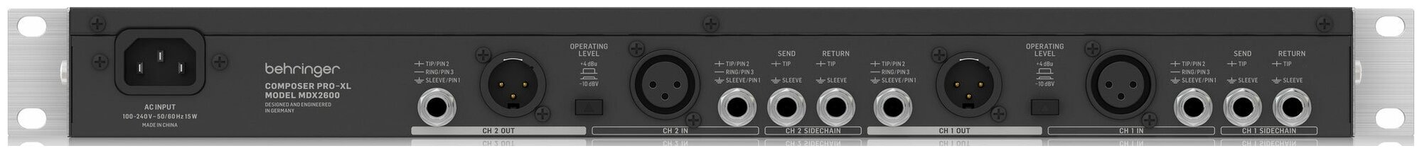 Компрессор/лимитер Behringer MDX2600 V2 — фото 1