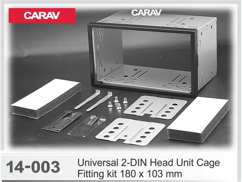 Переходная рамка 2Din 7 дюймов универсальная корзина. Carav 14-003.