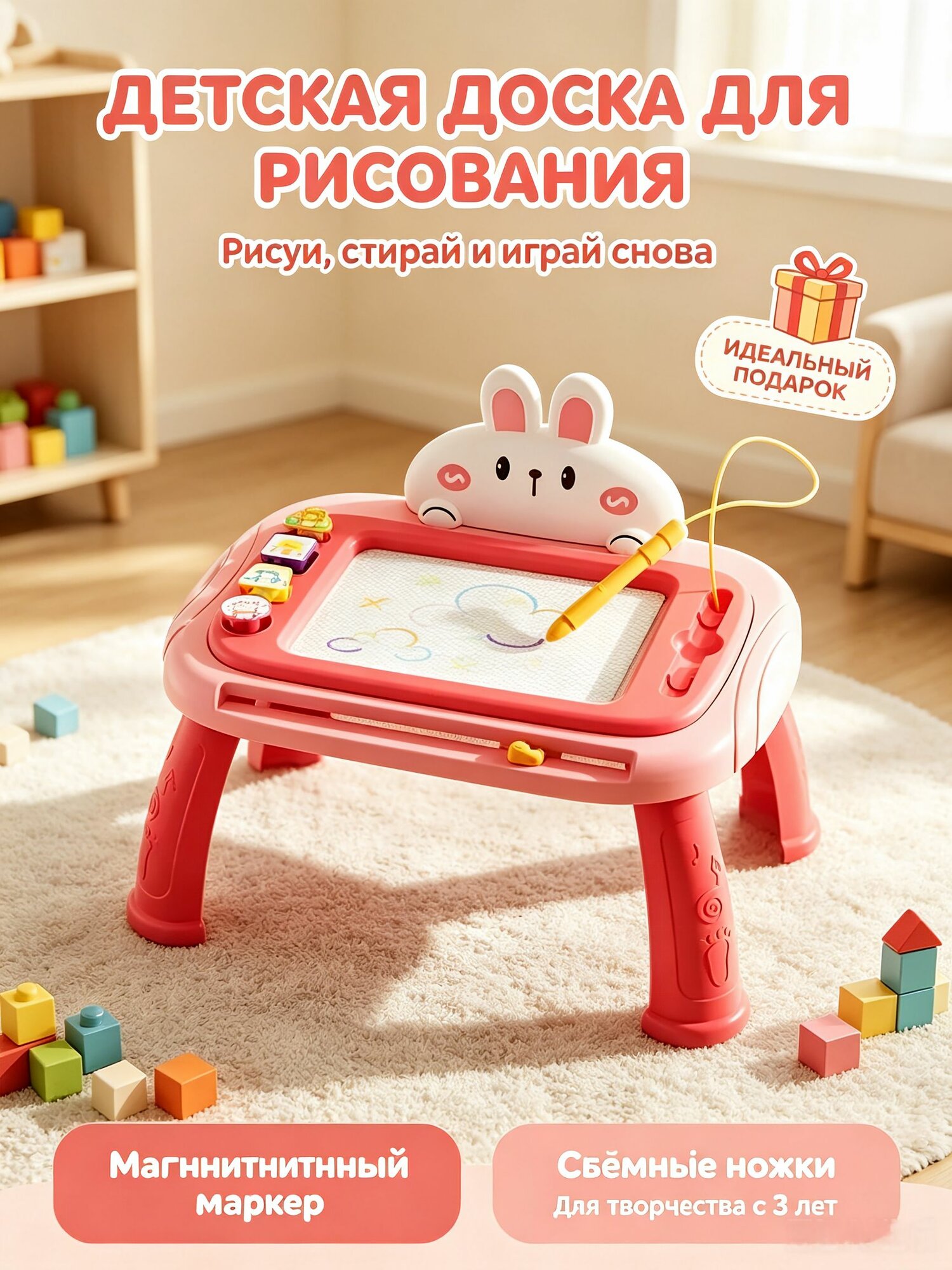 Рисовальная доска для детей для творчества детская