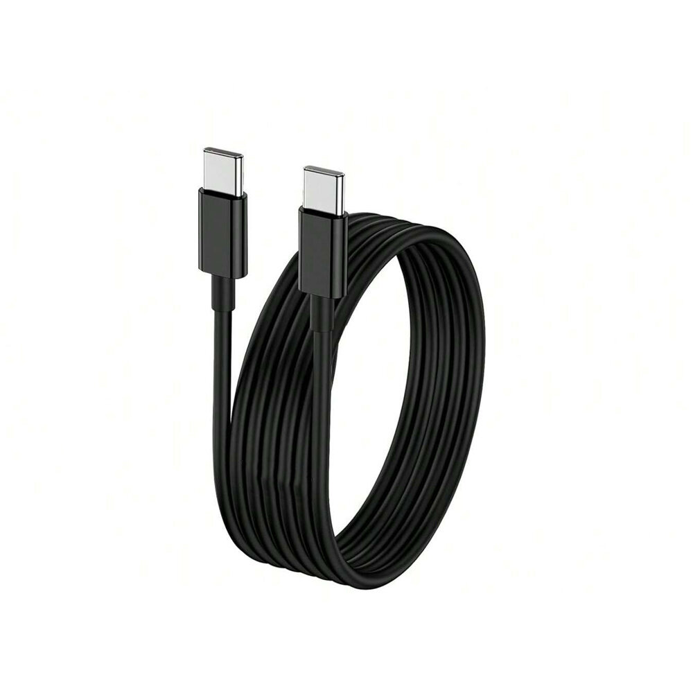 Зарядный кабель USB C - USB C 65W PD, быстрая зарядка для iPhone 15-17, двойной Type-C, совместим с ноутбуками, 1.5 м