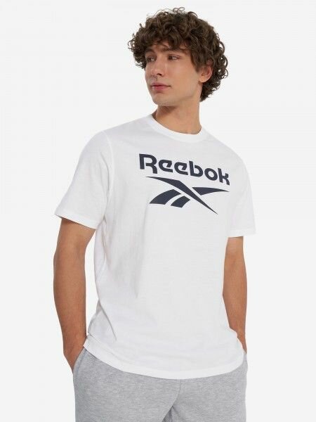 Футболка спортивная Reebok, размер L, белый