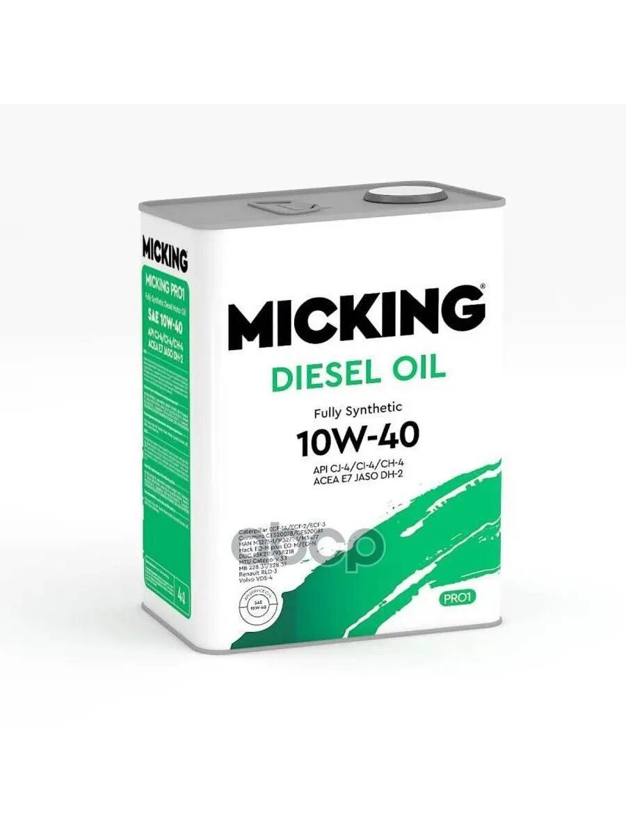 MICKING Micking Diesel Oil Pro1 10W-40 Cj-4/Ci-4/Ch-4 E7 A3/
