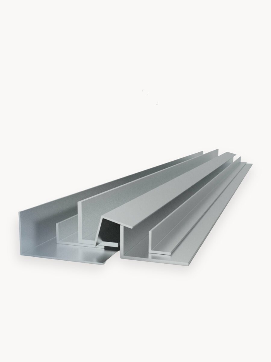 Уголок алюминиевый 20х30х2, 1000 мм