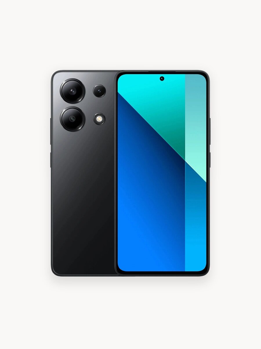Смартфон Xiaomi Redmi Note 13 4G 8/256 ГБ Global, Dual nano SIM, midnight black