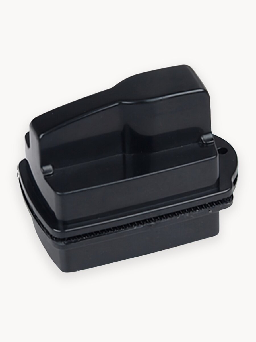 Магнитный скребок для аквариума, щётка очиститель для стекол, черный