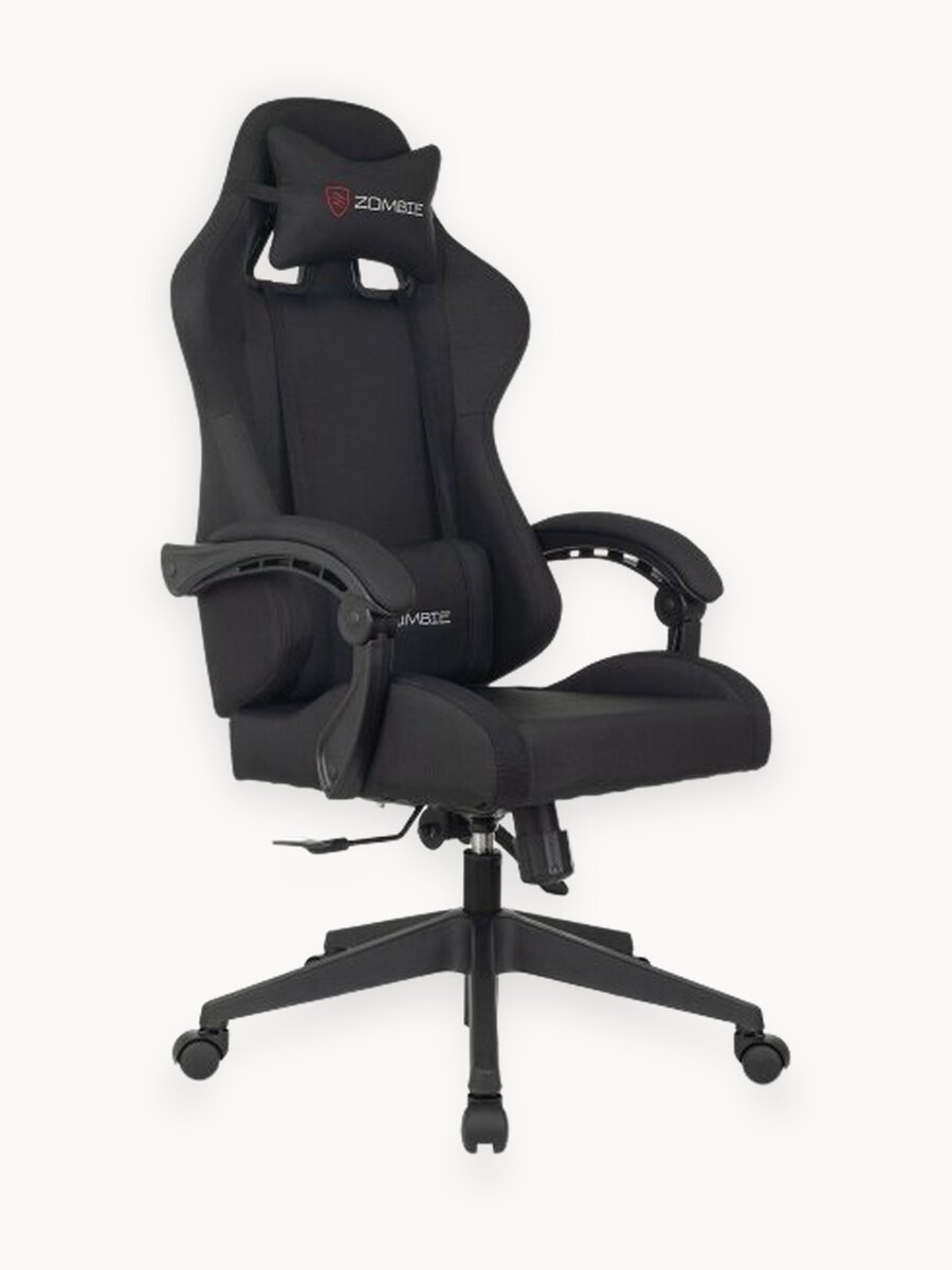 Кресло геймерское Zombie Predator черный Neo Black крестов. пластик