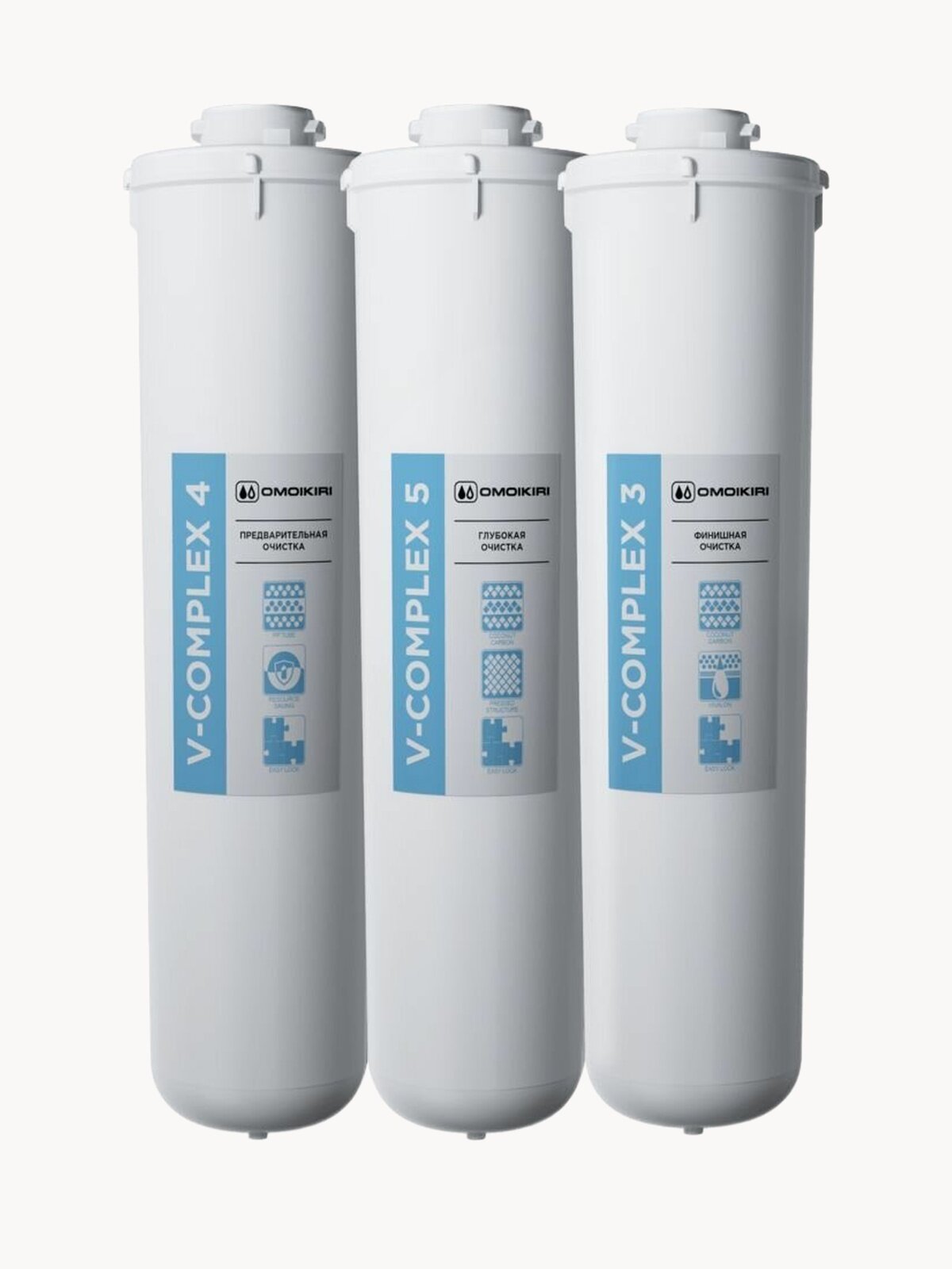 Комплект сменных модулей OMOIKIRI MOD 2.0 для водоочистителя PURE DROP LITE