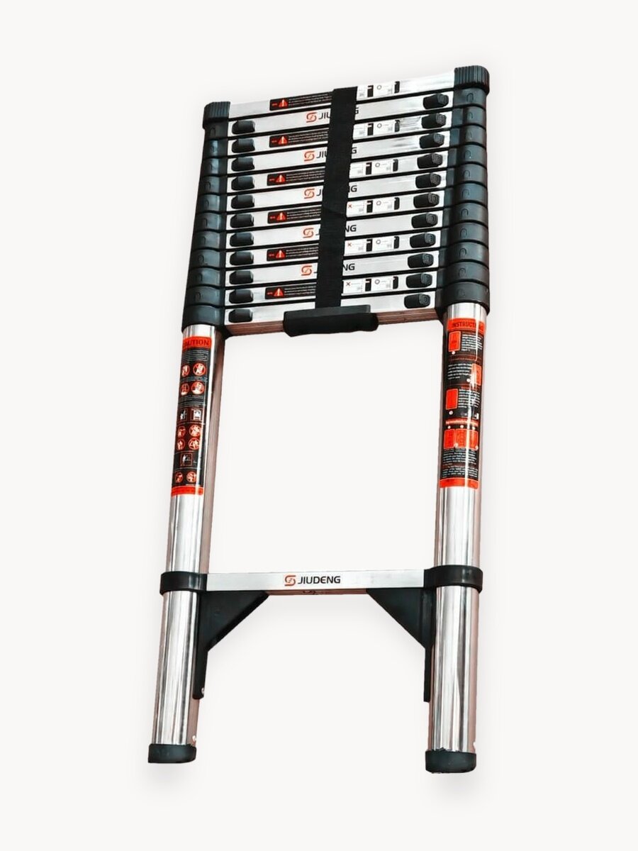 Лестница стальная(нерж. сталь)6,3 м телескопическая