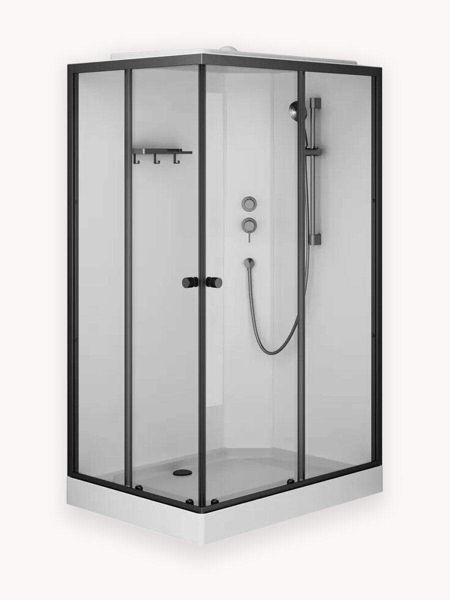 Душевая кабина прямоугольная AM.PM X-Joy, 120x80 см, с поддоном