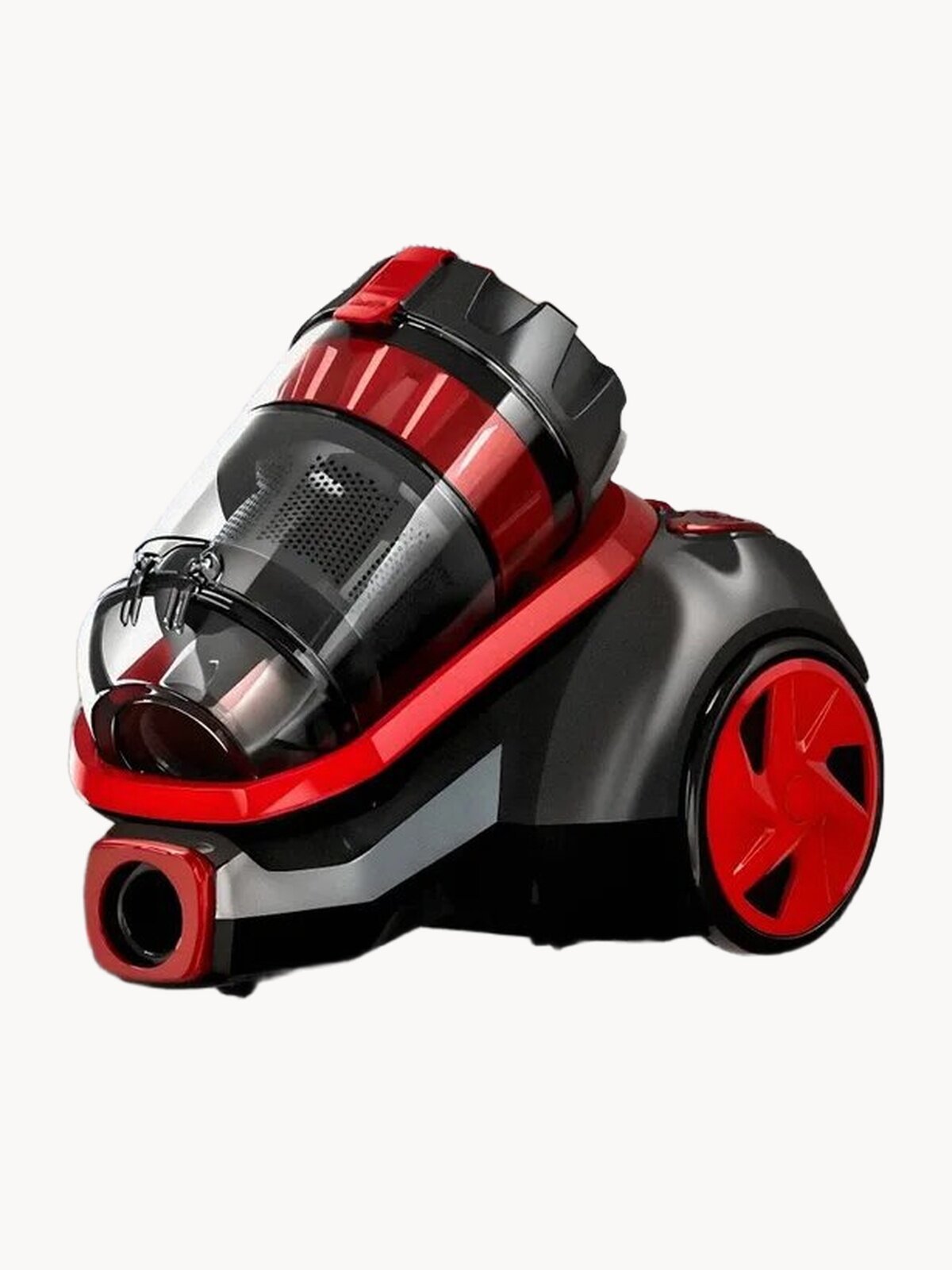 Пылесос для дома с контейнером 3л, 3000 Вт, бытовой, проводной, красный