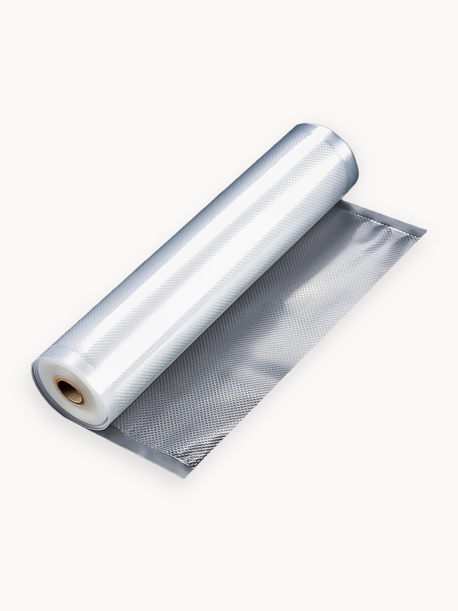 Пакеты для вакууматора рифленые, пленка для вакуумного упаковщика, рулон для хранения продуктов 28х500 см