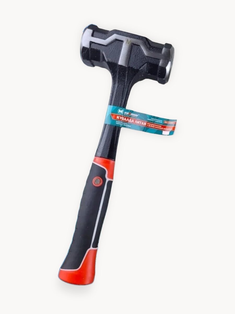 Кувалда BestPriceOff, литая, восьмиугольная, цельнометаллическая, 1 кг