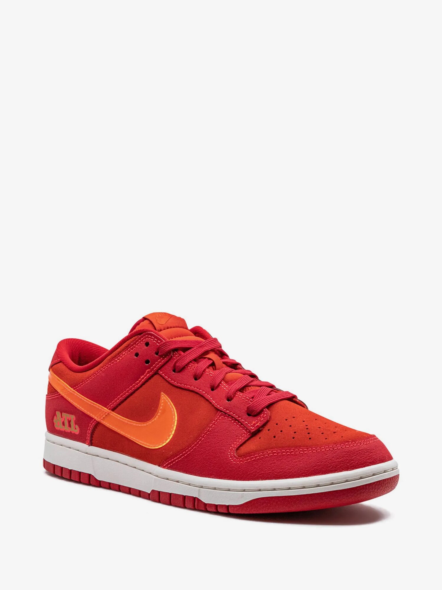 Кроссовки NIKE Dunk Low ATL, размер 14, красный — фото 1
