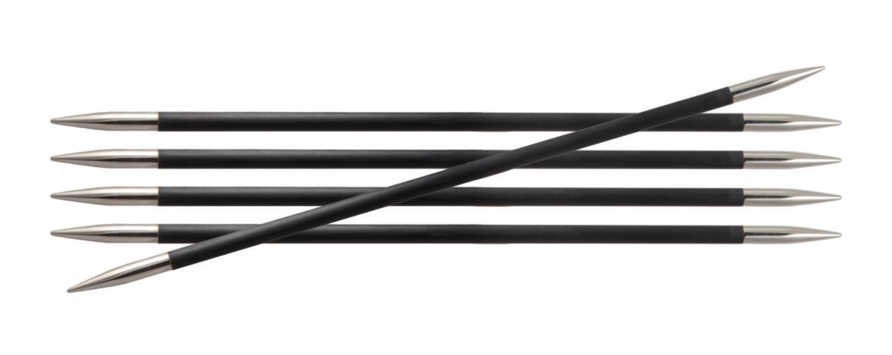 41111 Спицы носочные Karbonz KnitPro, 15 см, 3.50 мм