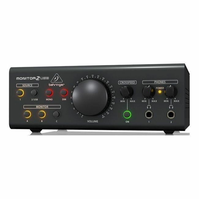 Мониторный контроллер BEHRINGER MONITOR2USB, 3 выхода на мониторы