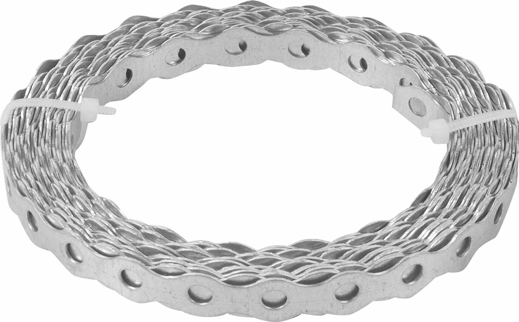 Перфорированная лента волна LV 12x0.5 5 м оцинкованная сталь цвет серый