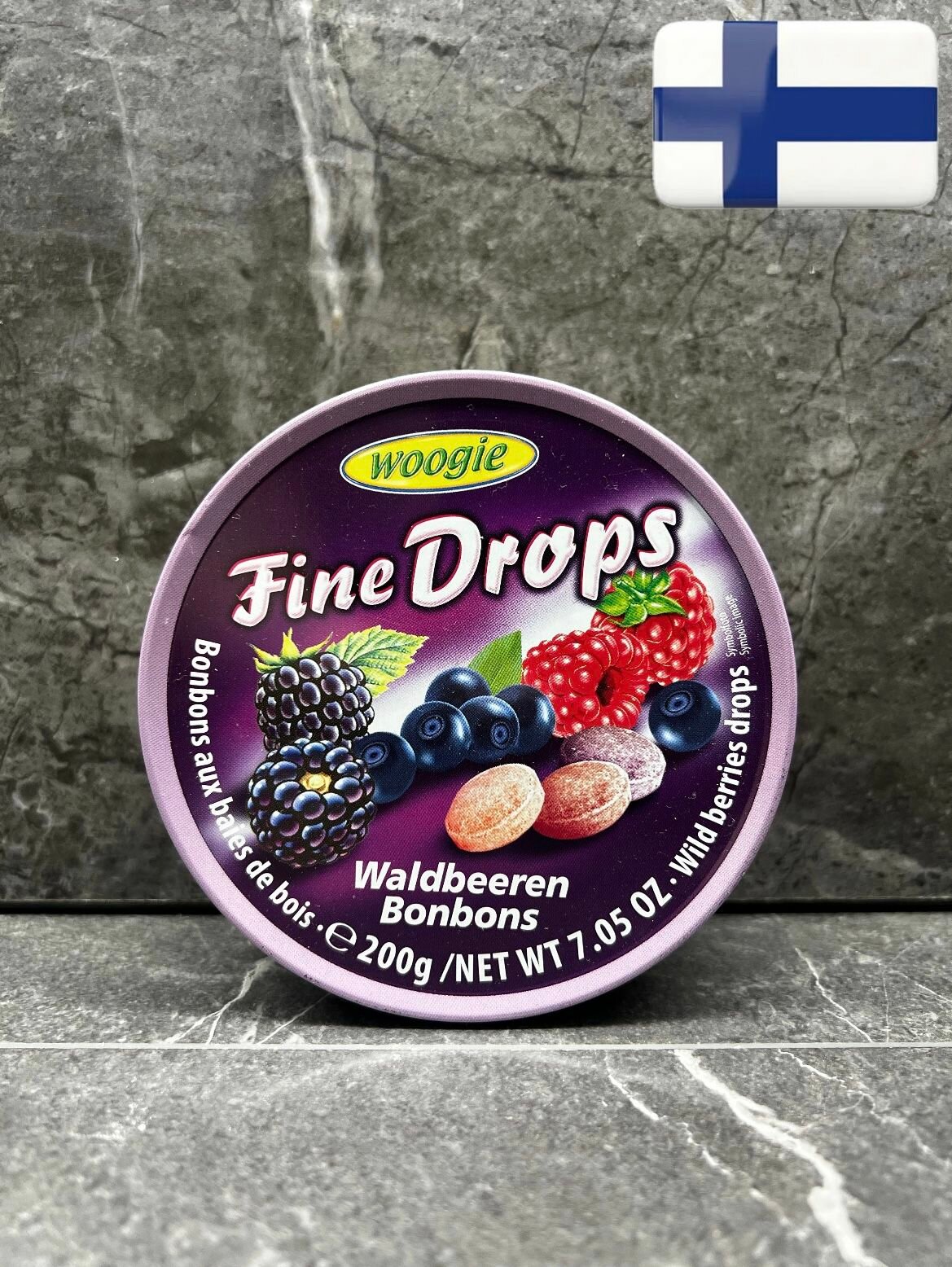 Леденцы Woogie со вкусом лесных ягод 200 гр.