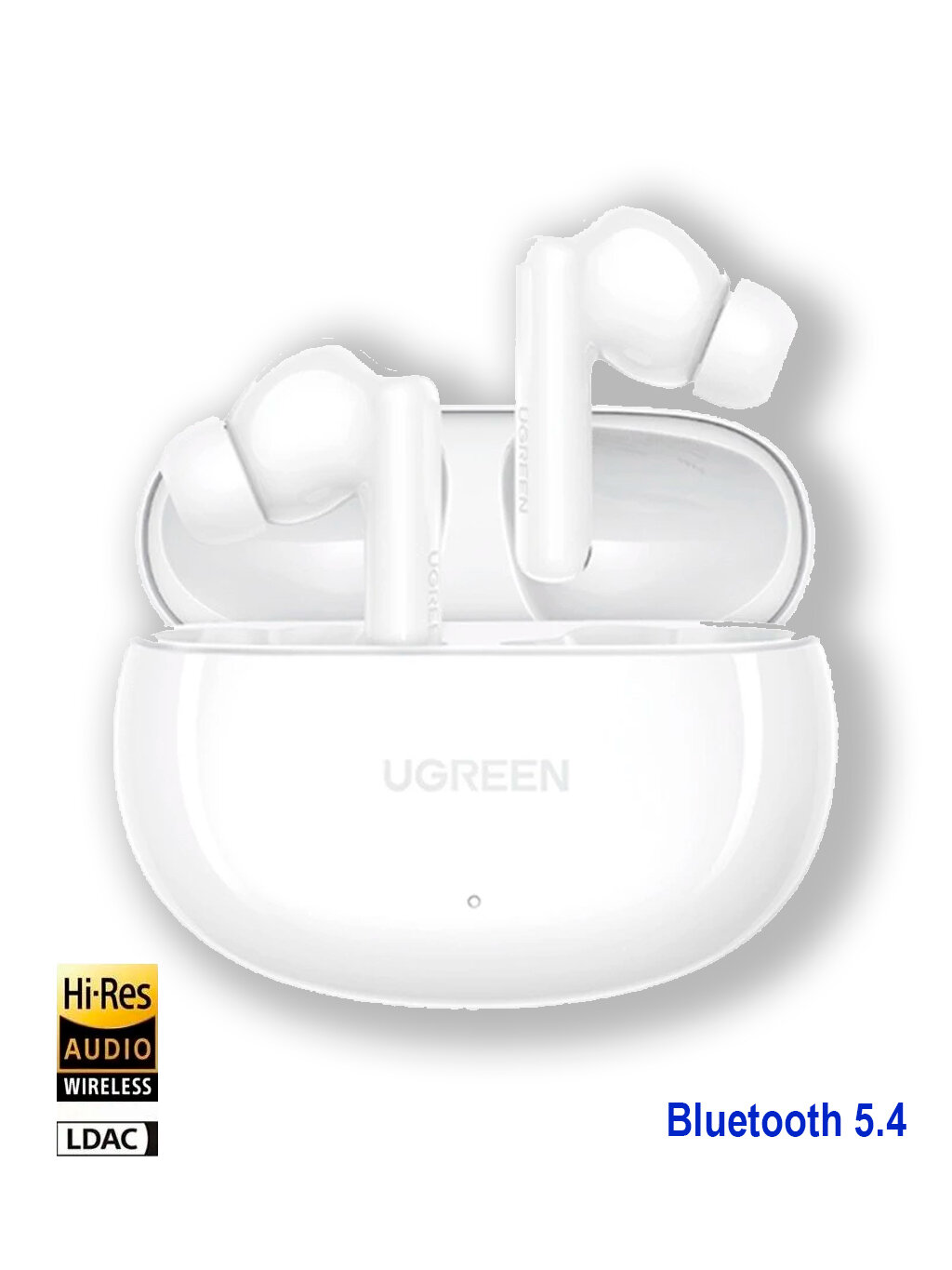 Наушники беспроводные UGREEN WS205 (45585) HiTune T6s ANC белого цвета