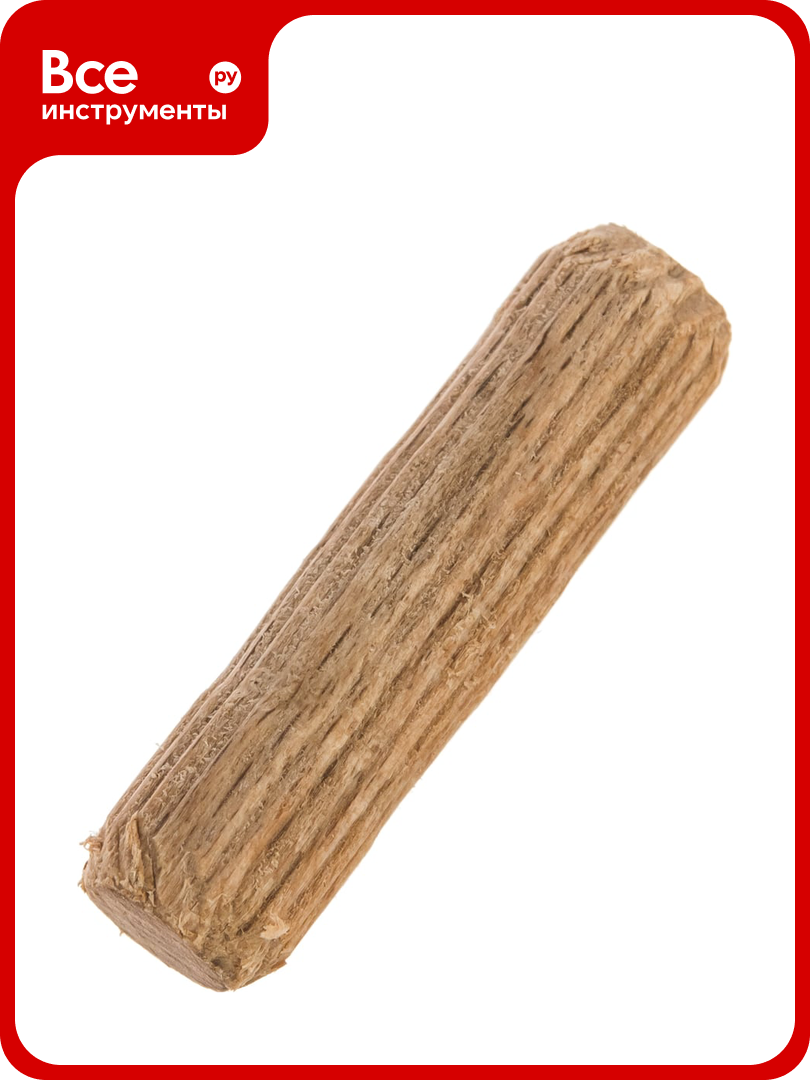 Шканты мебельные буковые 20 шт. (8.0x30 мм) Зубр 4-308016-08-30