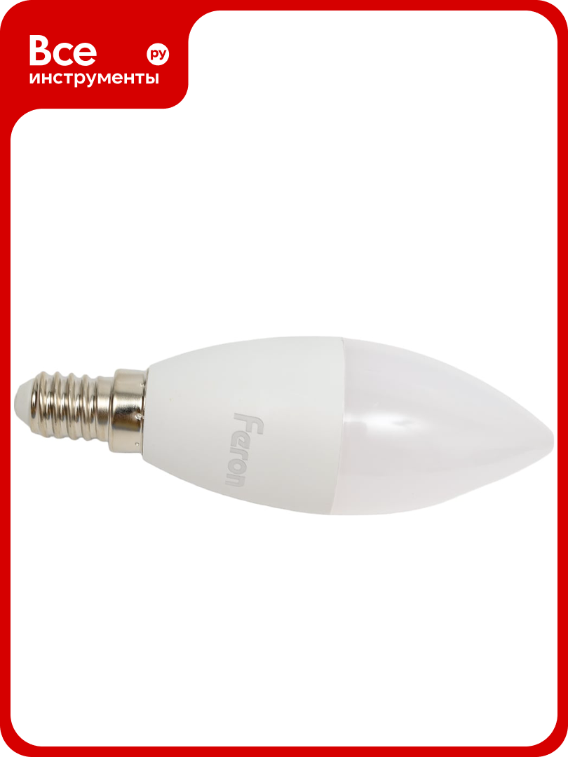 Лампа светодиодная FERON диммируемая LB-771 Свеча E14 11W 230V 2700K, 51055