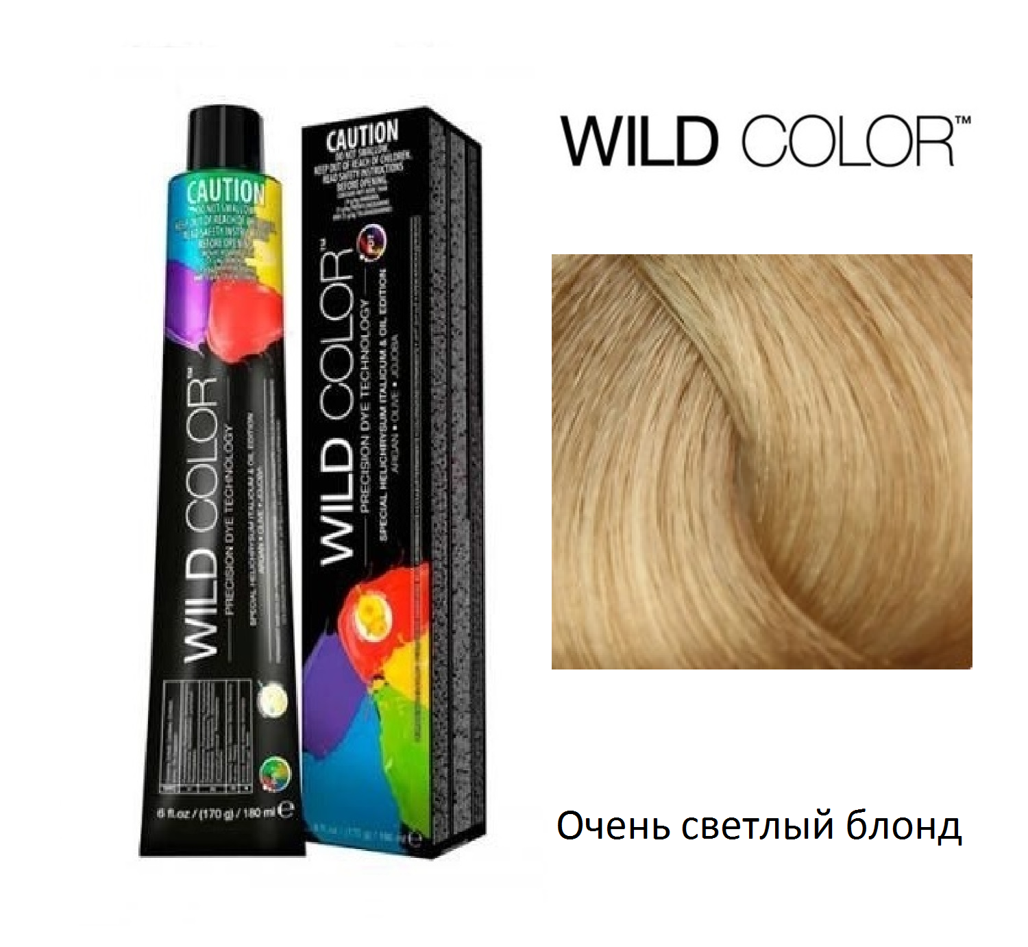 Wild Color Ammonia Free Sensitive Стойкая крем краска без аммиака для чувствительной кожи 9 Очень светлый блонд 180 мл