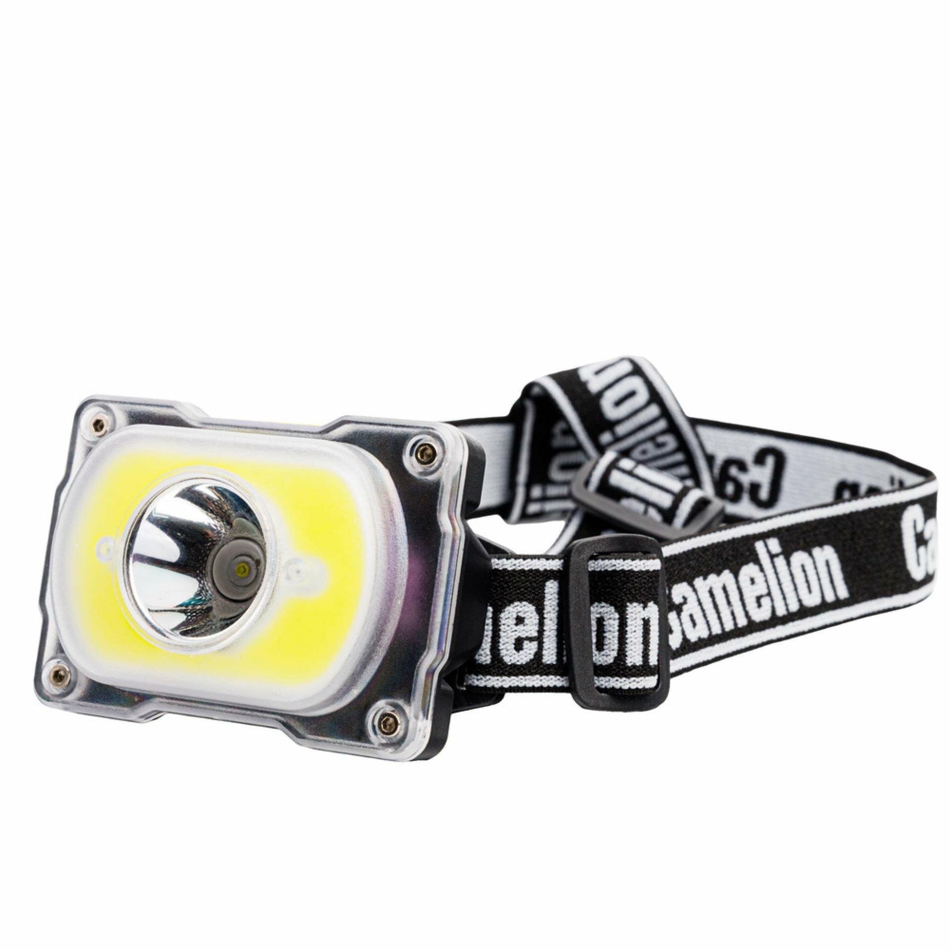 Фонарь налобный Camelion аккумуляторный LED53407 3,7В, черный