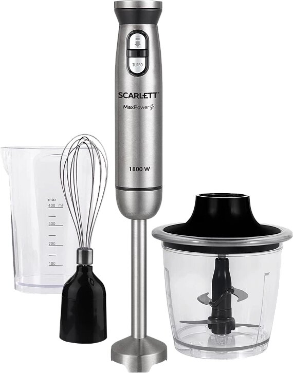 5050370334514 / Блендер Scarlett SC-HB42F88, стальной/черный