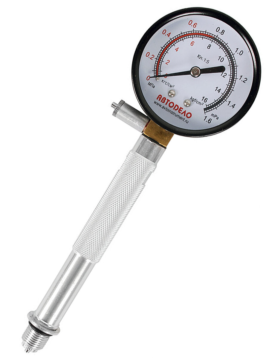 Компрессометр бензиновый резьбовой без чехла АвтоDело 40093
