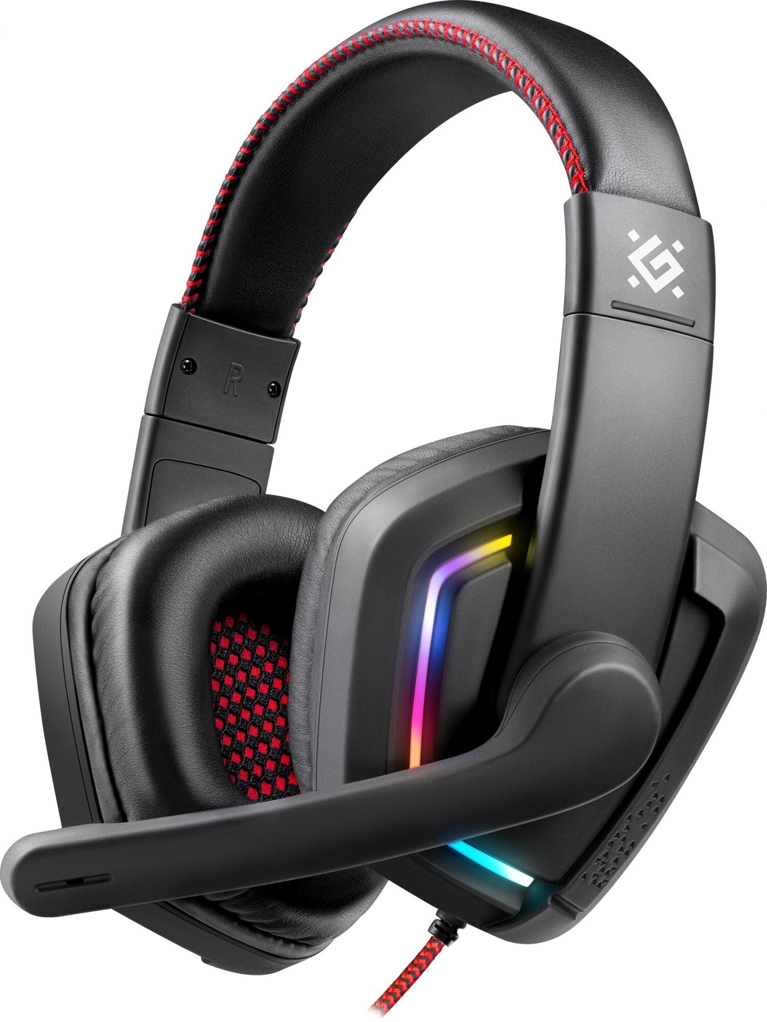 64515 / Гарнитура игровая Defender Quake, для компьютера, накладные, проводные, черный [64515]