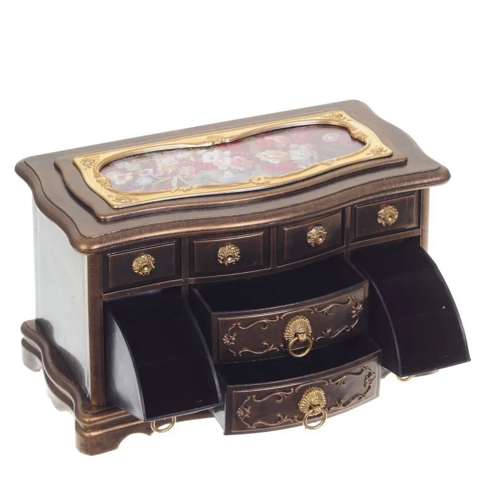 Шкатулка для украшений музыкальная, L21,5 W12 H14см