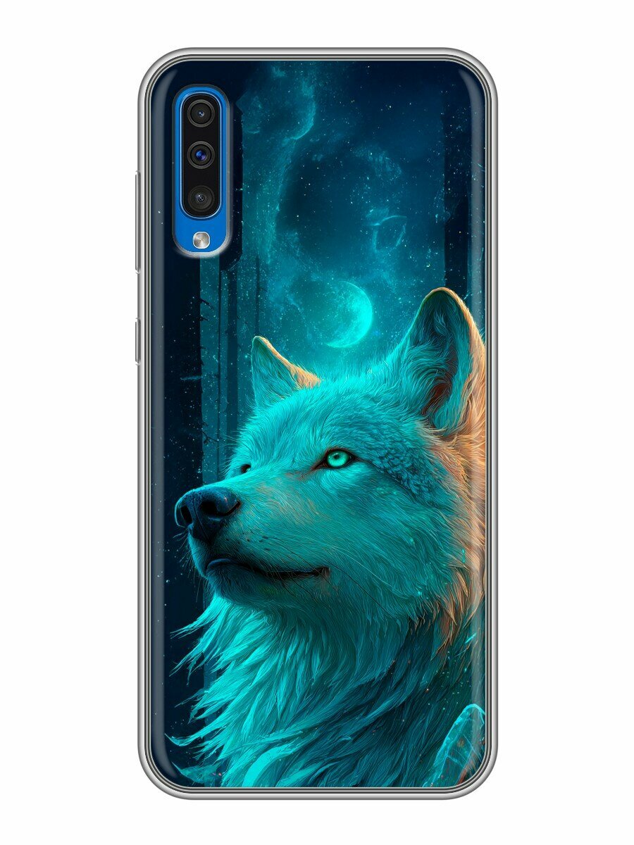 Чехол для Samsung Galaxy A50, Samsung Galaxy А30s с принтом волк (Самсунг Галакси А50, Самсунг Галакси А30s)