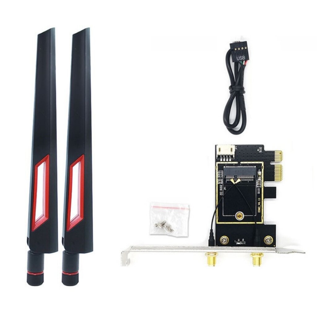 M.2 Wifi Адаптер M.2 NGFF к PCIE адаптеру Bluetooth-совместимой Беспроводной сети Wlan