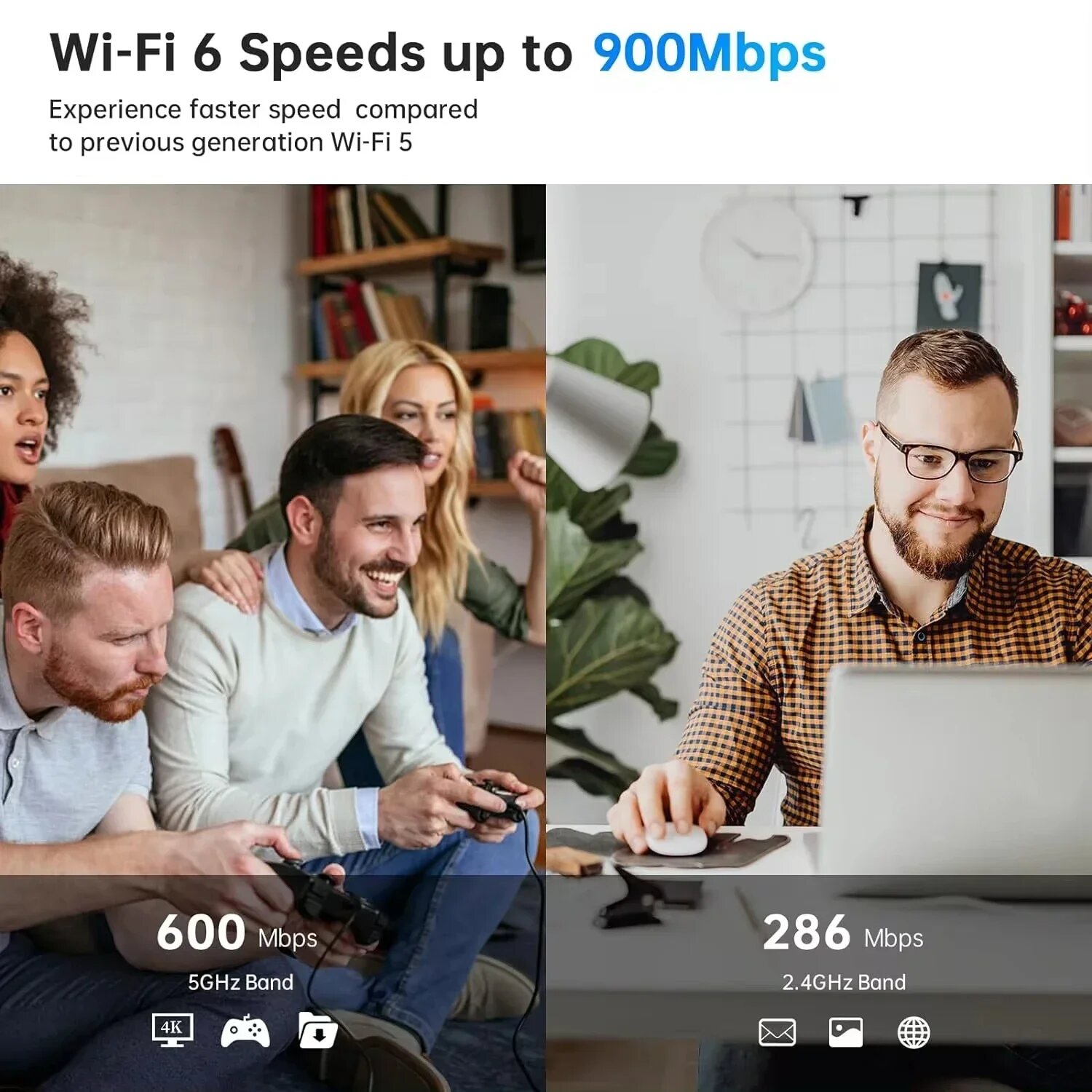 Wi-Fi Bluetooth 4.2 адаптер 150Mbps — фото 1