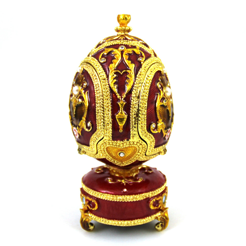 Шкатулка "Лошадка" в стиле "Фаберже" музыкальная