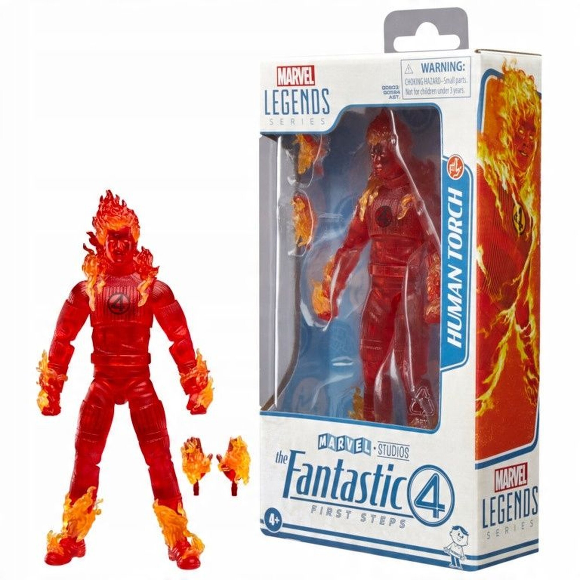 Фигурка Hasbro Marvel Legends - Коллекционная фигурка Фантастическая четверка Человек-Факел - Хасбро G0803