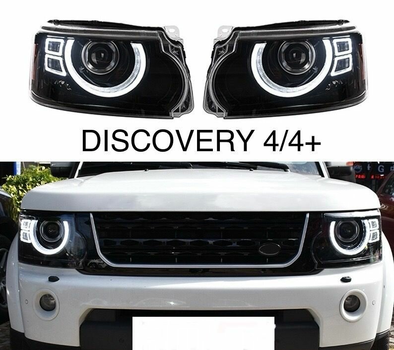 Комплект автомобильных фар для Land Rover — 2 шт, LED, влагозащищенные