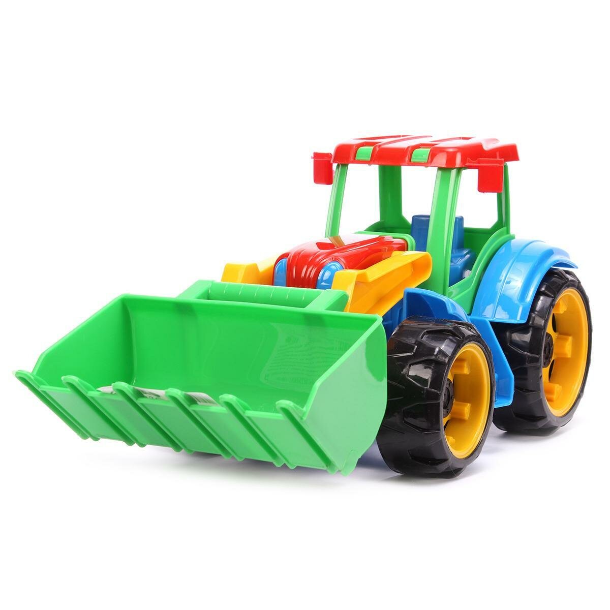 Трактор детский 'Трудяга', цвета в ассортименте, полипропилен