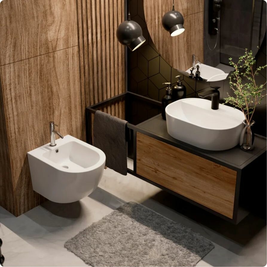 Биде подвесное AQUAme AQM2102